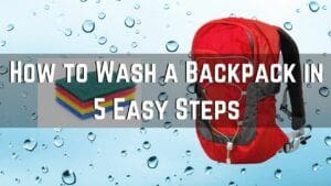 How to Wash a Backpack in 5 Easy Steps