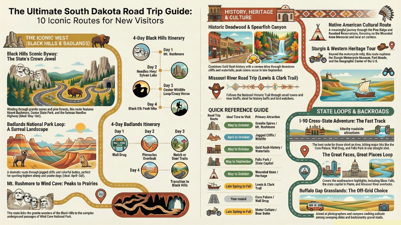 10 Best South Dakota Road Trip Ideas For New Visitors