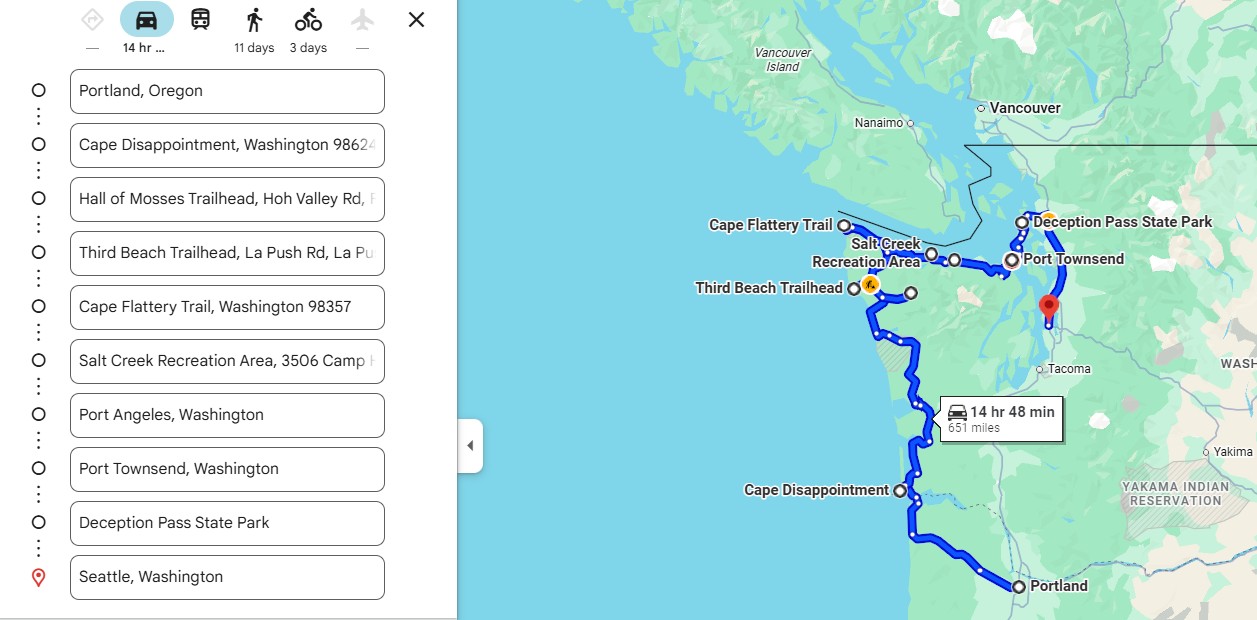 7 Day Washington Coast Road Trip Itinerary | The Nature Seeker
